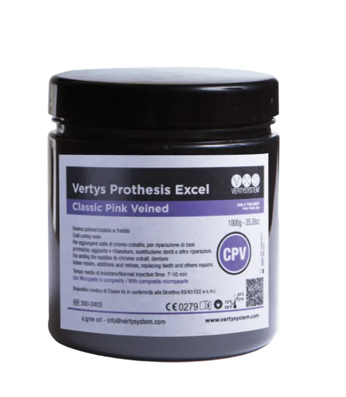 VERTYS PROTHESIS EXCEL ROSA CLASSIC VENATO 500GR. | Umbra