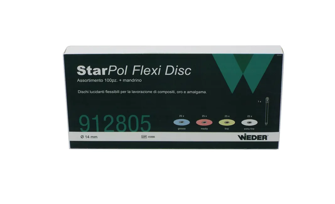 STARPOL FLEXI DISC ASSORTIMENTO 100PZ + MANDRINO | Umbra