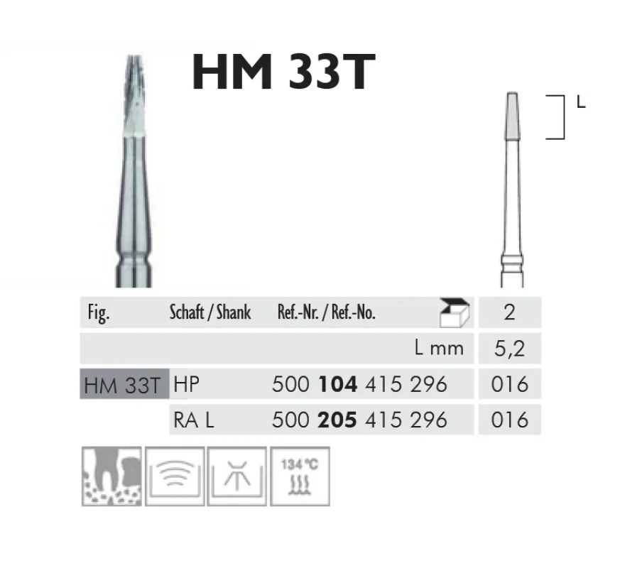 FRESE TUNG.HM 33T/104/016 2PZ. | Umbra